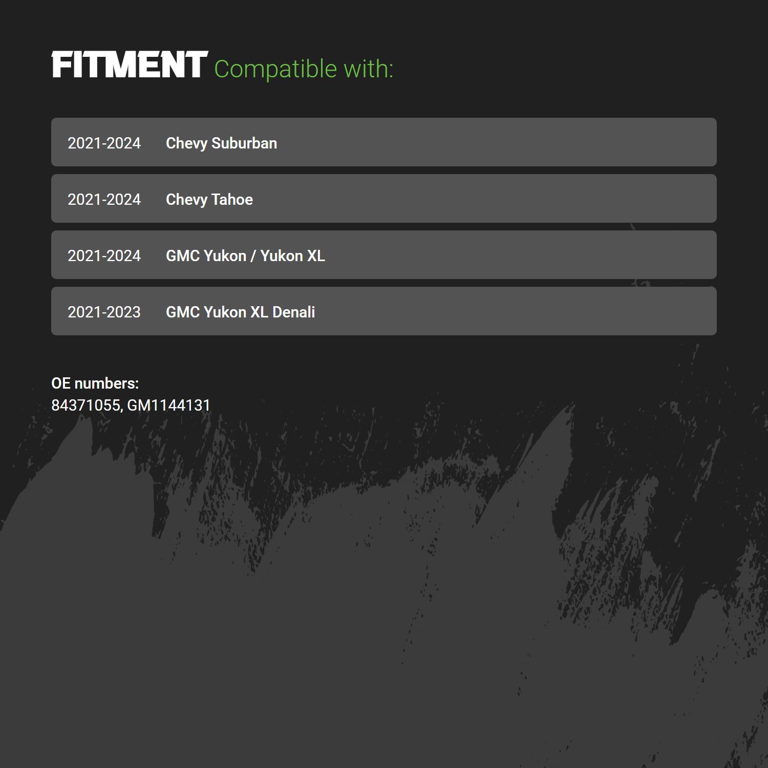 Replacement ID0032AA0912R00 - Rear Bumper Molding (Standard Line)