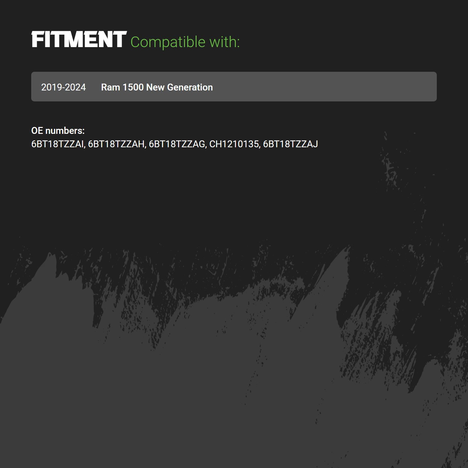 Replacement ID0045AA0720C00 - Upper Grille Molding (CAPA Certified)