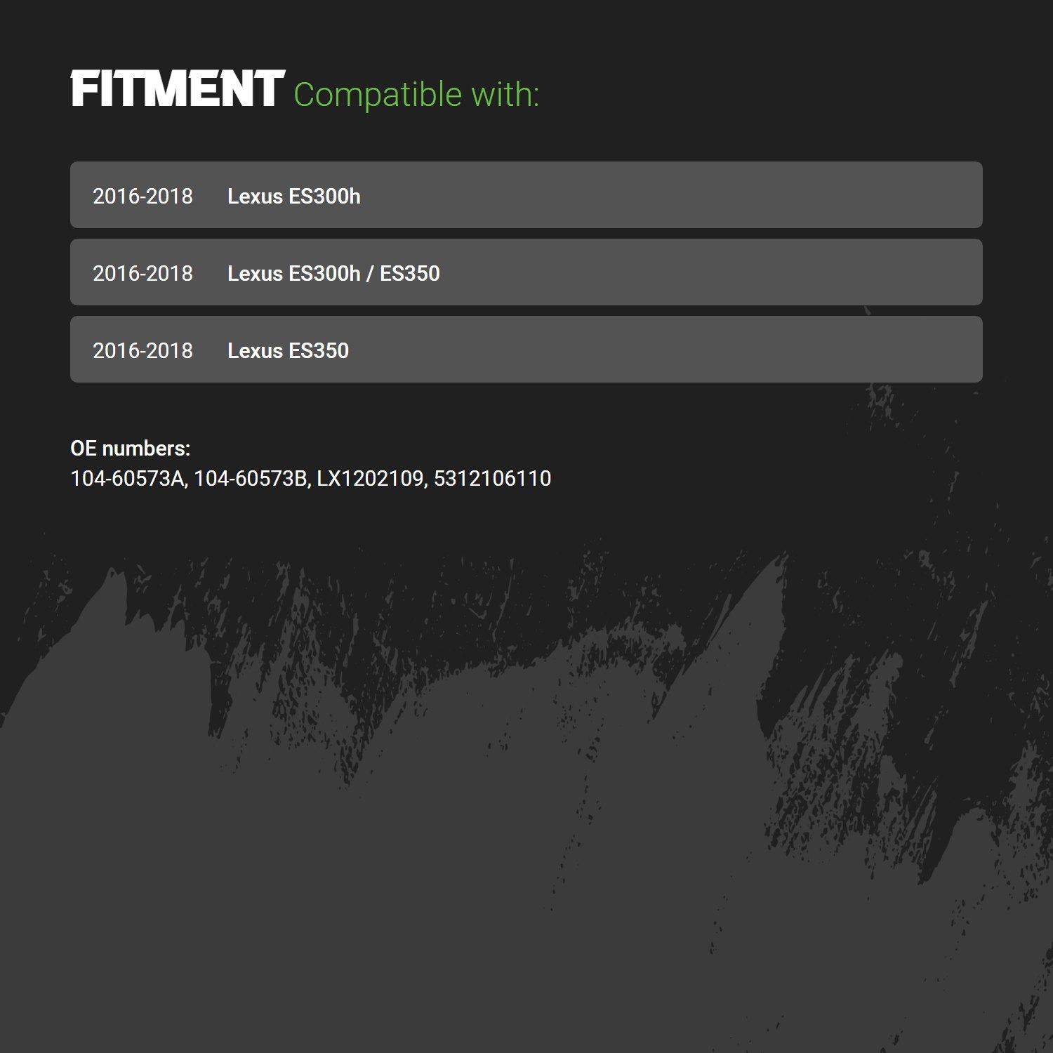 Replacement ID0045AA0916R00 - Upper Grille Molding (Standard Line)