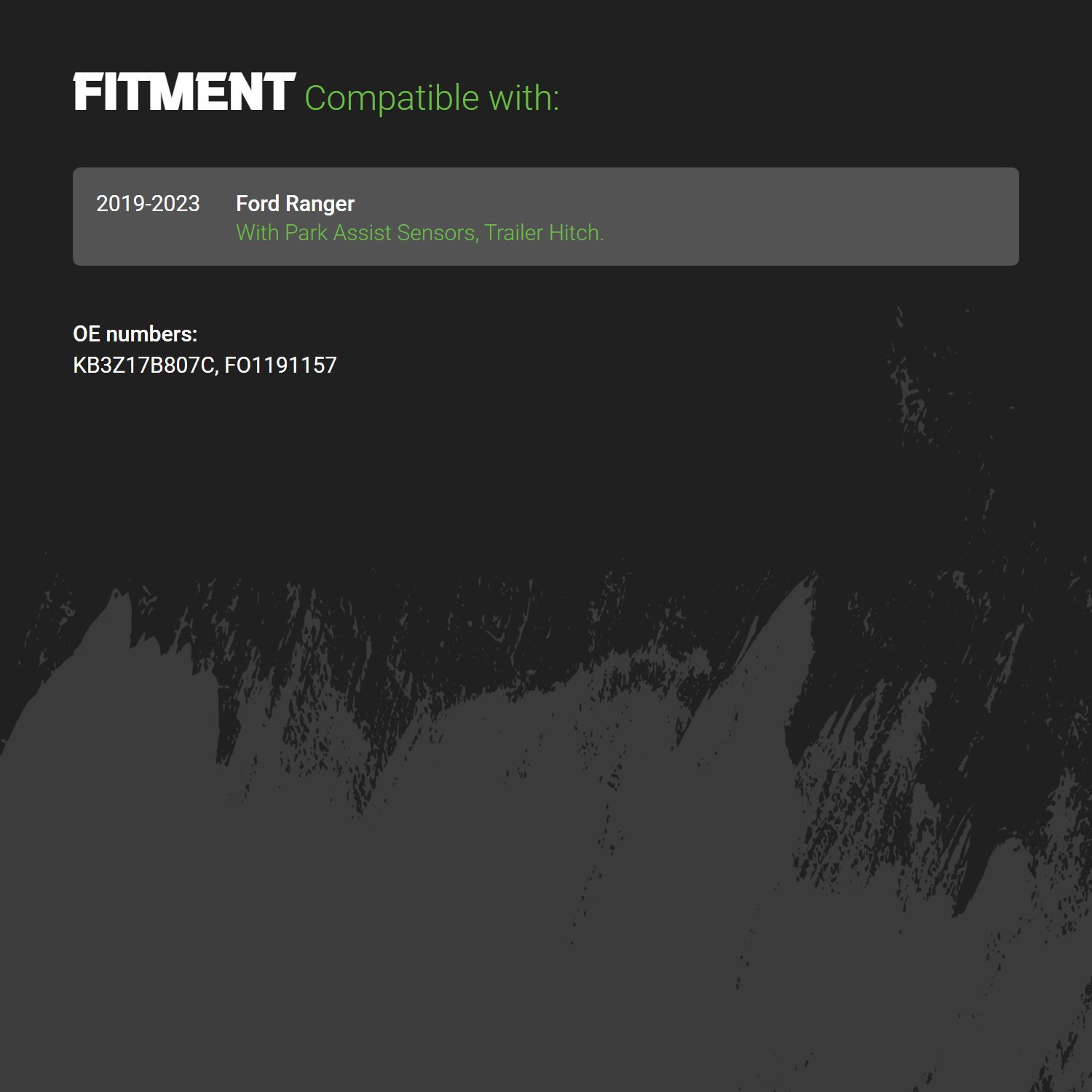 Replacement ID0059AA0084R00 - Rear Bumper Step Pad (Standard Line)