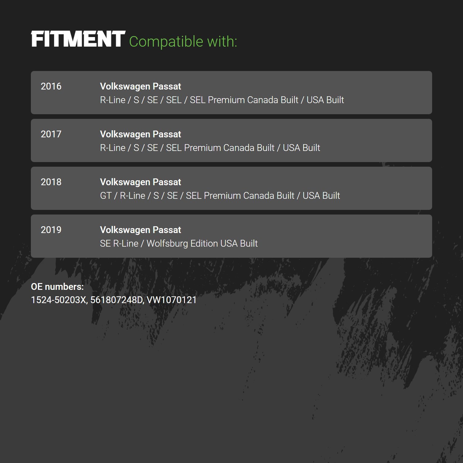 Replacement ID0069AA0515C00 - Front Bumper Absorber (CAPA Certified)