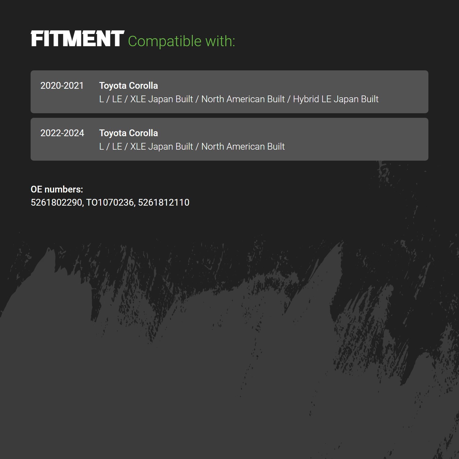 Replacement ID0069AA1046R00 - Front Lower Bumper Absorber (Standard Line)