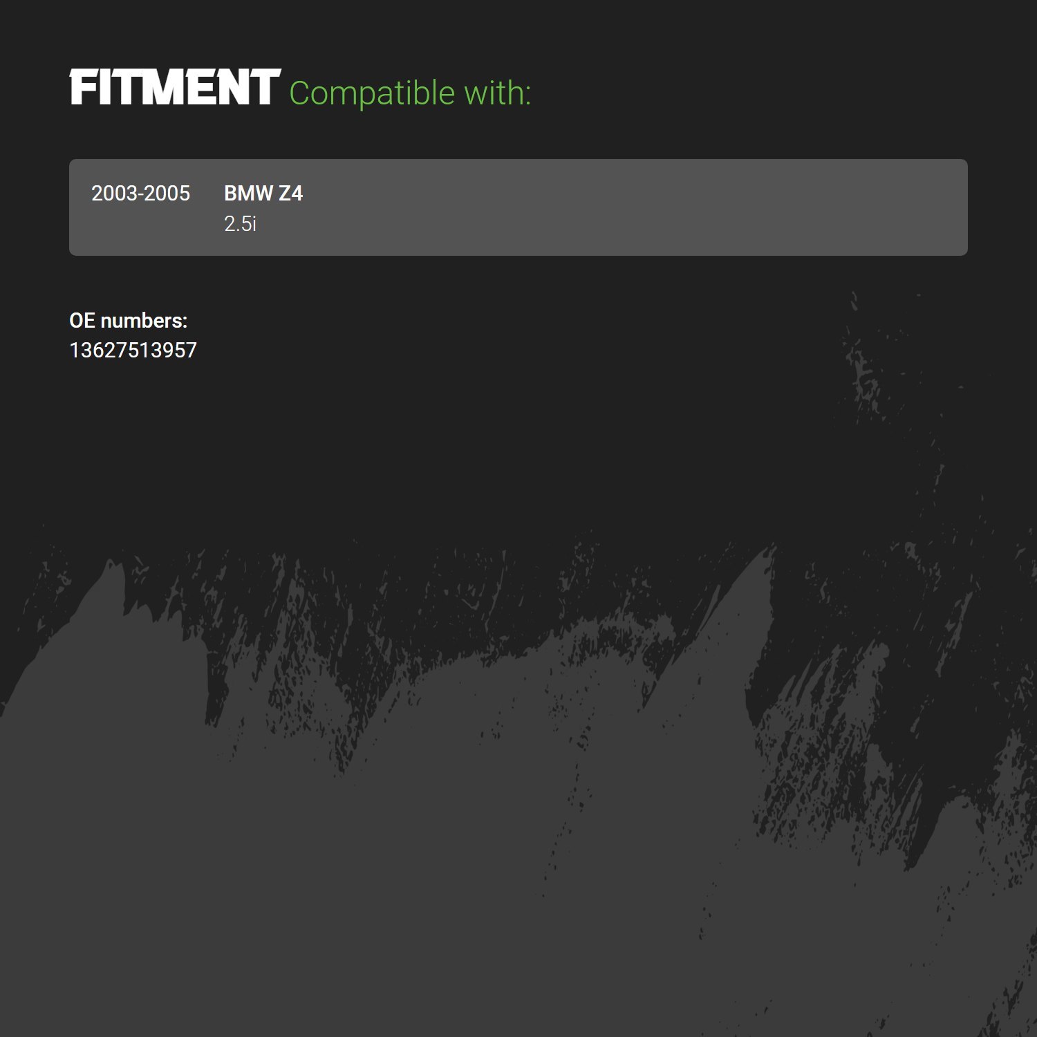 Replacement ID0077AA0275R00 - Mass Air Flow Sensor