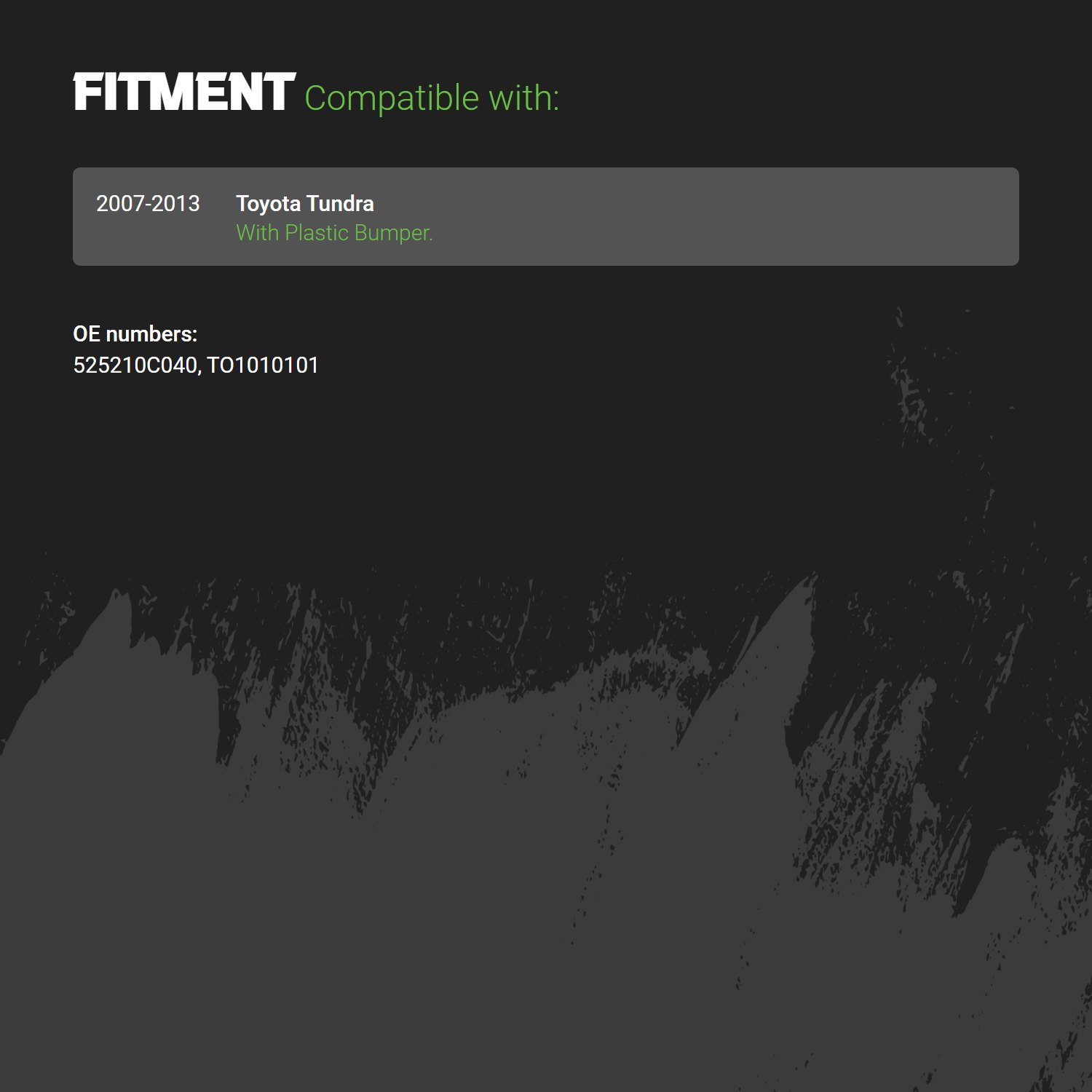 Replacement ID0078AA0715C00 - Front Center Bumper Retainer (CAPA Certified)