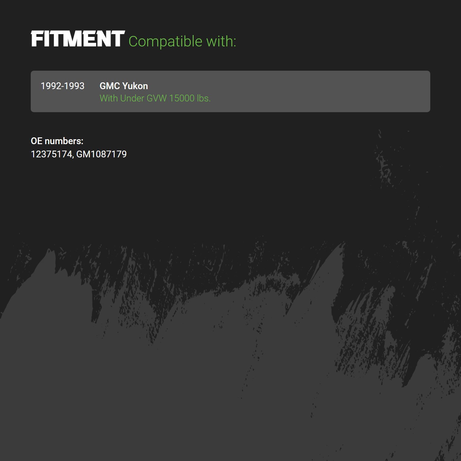 Replacement ID0166AA0157R00 - Front Center Bumper Filler (Standard Line)