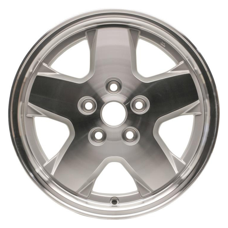Replacement ID0607AA0411R00 - 5-Spoke Machined Face with Painted Silver ...