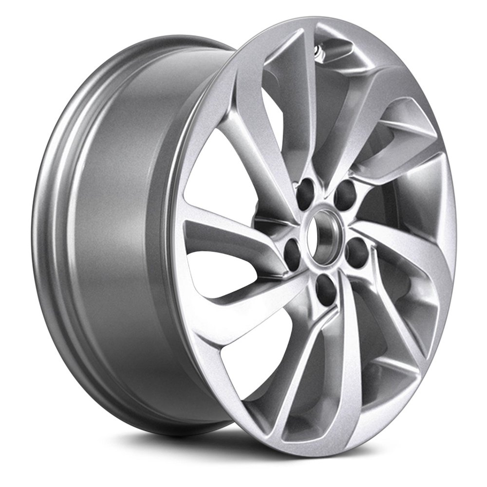 Replacement ID0607AA0513R00 - 10 Spiral-Spoke Painted Silver 17x7 Alloy ...