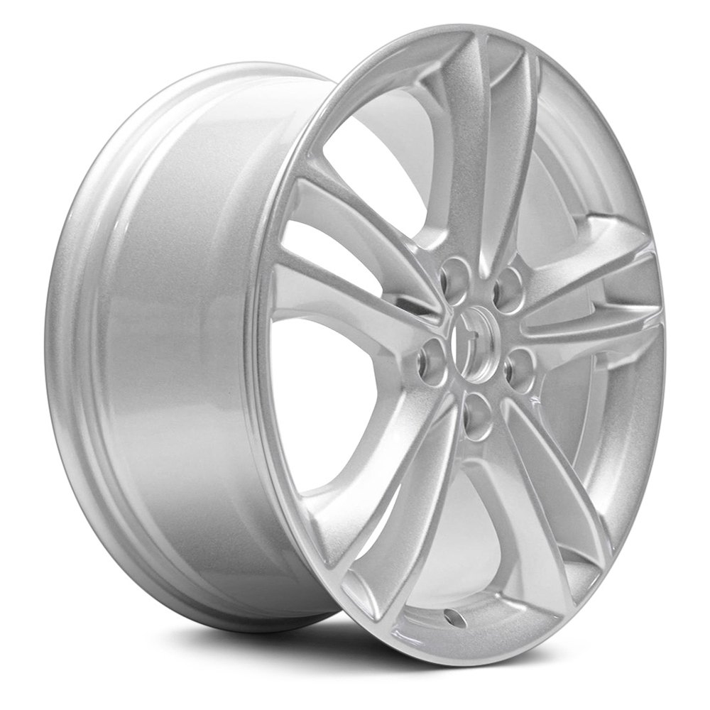 Replacement ID0607AA0543R00 - Double 5-Spoke Painted Silver 17x7.5 ...