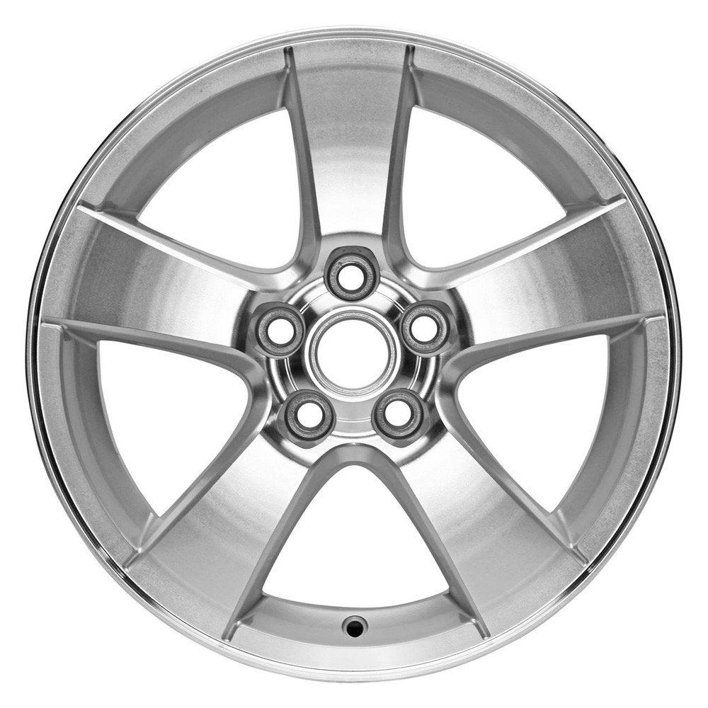 Replacement ID0607AA0545R00 - 5-Spoke Machined Face with Painted Silver ...