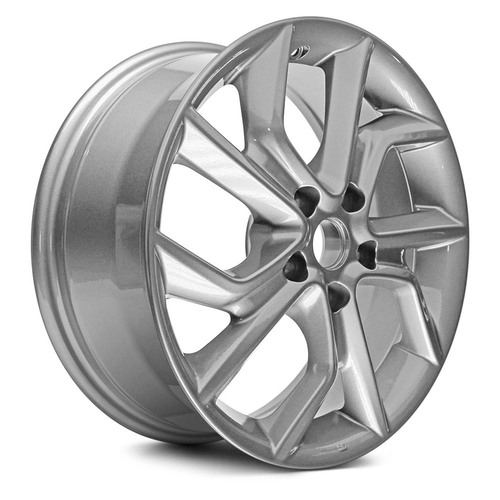 Replacement ID0607AA0555R00 - 10 Spiral-Spoke Painted Silver 17x6.5 ...