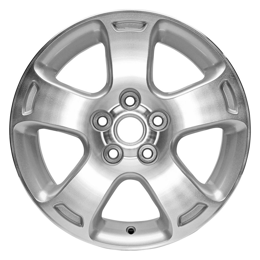 Replacement ID0607AA0641R00 - 5-Spoke Machined Face with Painted Silver ...