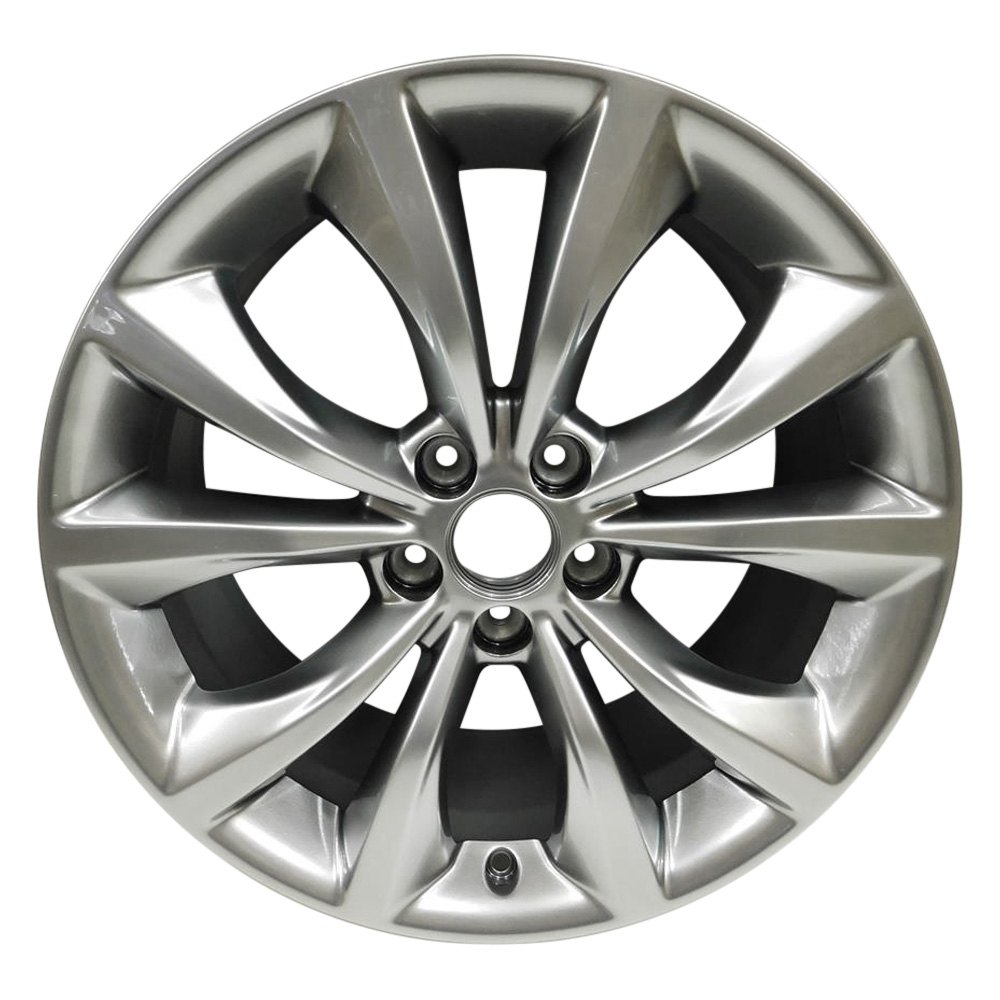 Replacement ID0607AA0754R00 - 5 V-Spoke Painted Medium Hyper Silver ...