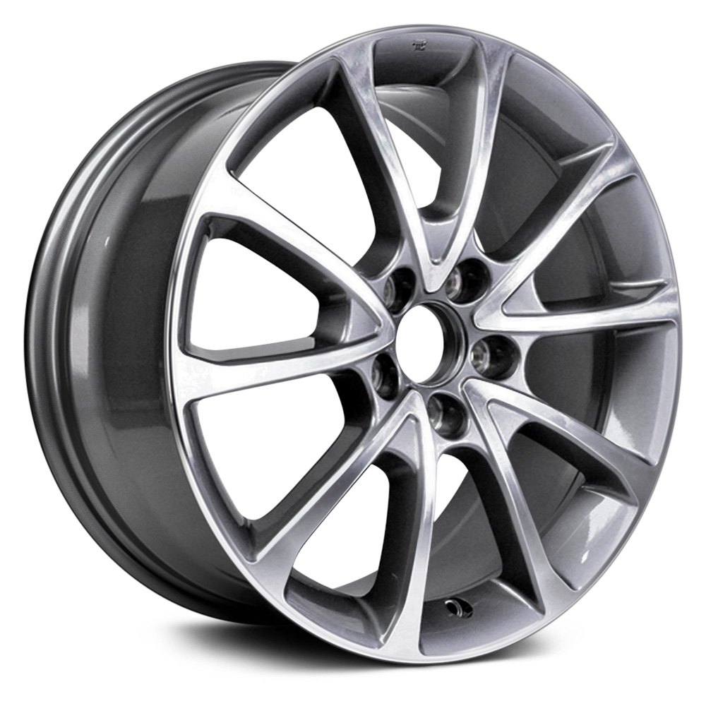 Replacement ID0607AA0799R00 - 5 V-Spoke Machined Face with Painted Gray ...