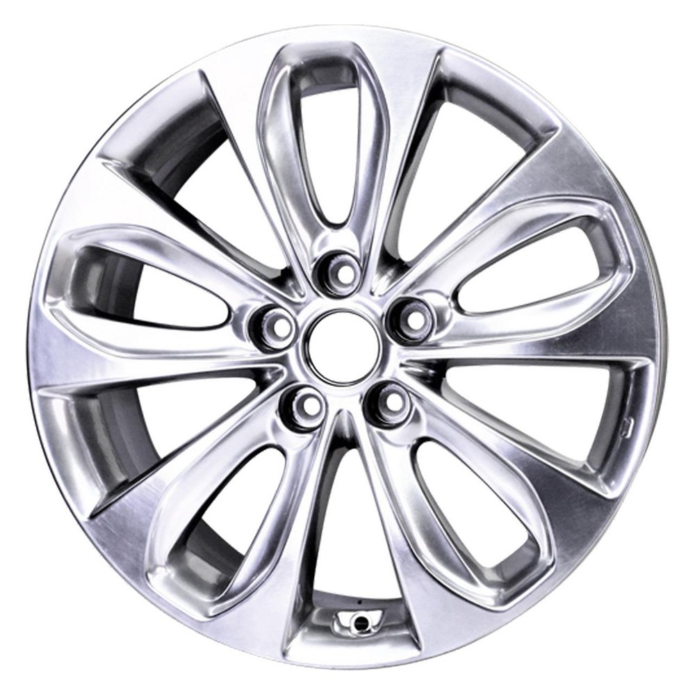 Replacement ID0607AA1009R00 - 5 Split-Spoke Painted Light Hyper Silver ...