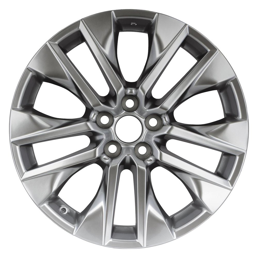 Replacement ID0607AA1039R00 - 5 V-Spoke Painted Light Hyper Silver 19x7 ...