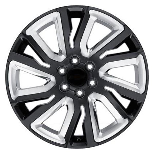 Replacement ID0607AA1166R00 - 6 Double Spiral-Spoke Painted Black with ...