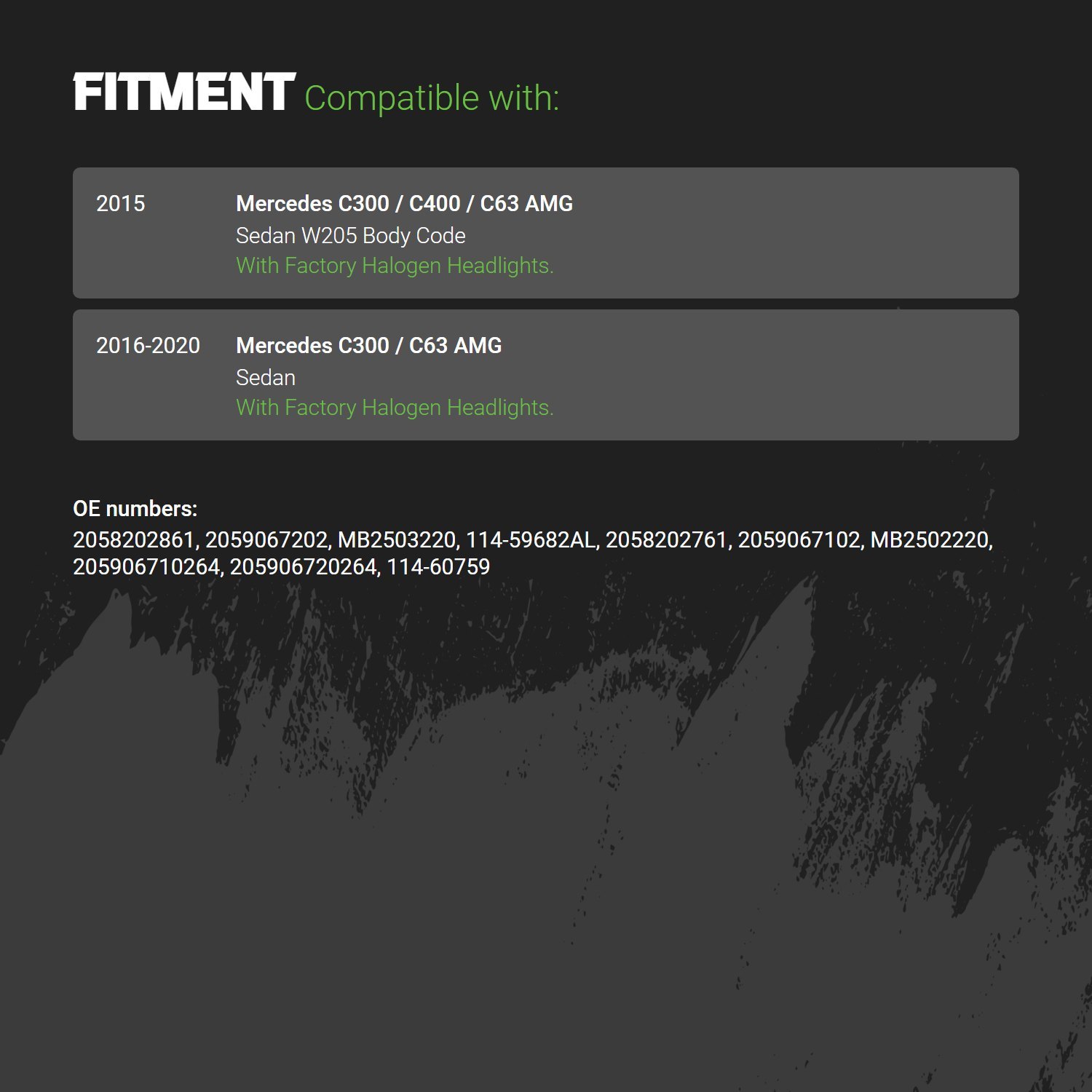 Replacement VS-ID0001AA2618C00 - Headlight Set (CAPA Certified)