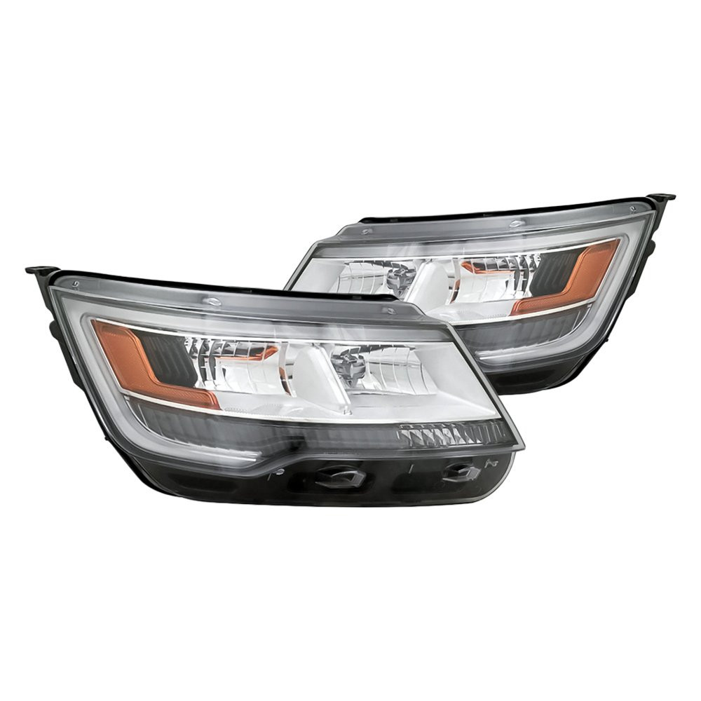 Replacement VS-ID0001AA3304C00 - Headlight Set Lens and Housing (CAPA ...