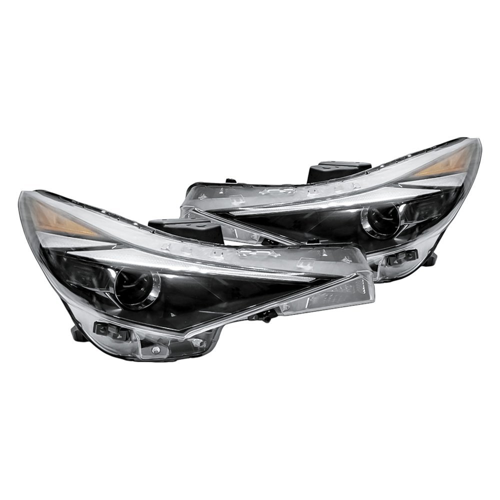 Replacement VS-ID0001AA3574C00 - Driver and Passenger Side Headlight ...