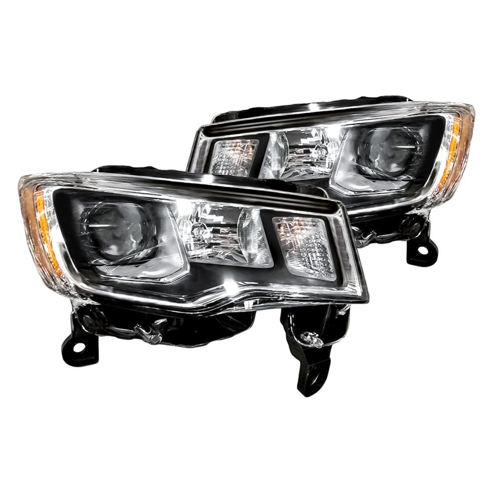 Replacement VS-ID0001AA3628C00 - Driver and Passenger Side Headlight ...