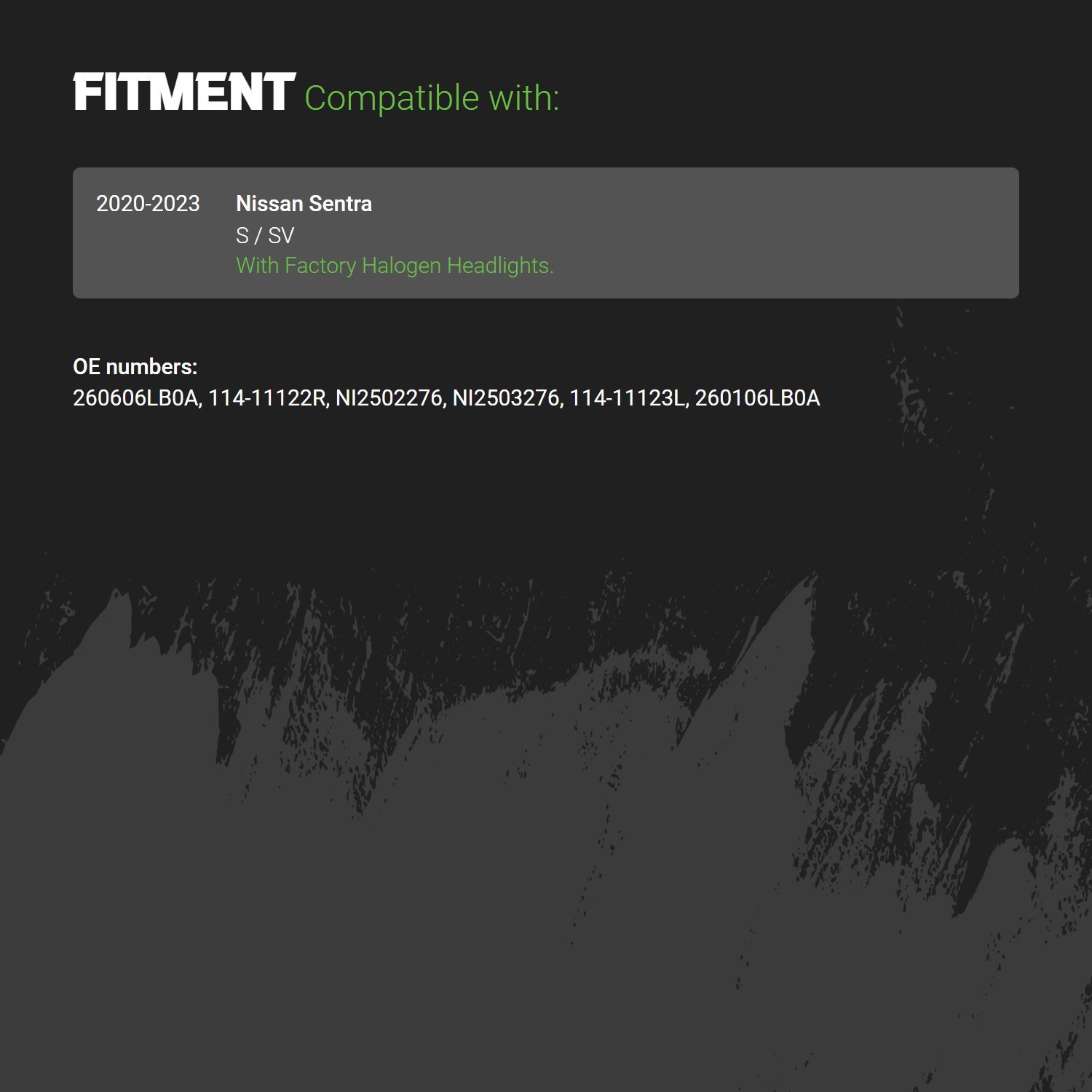 Replacement VS-ID0001AA4004R00 - Headlight Set (Standard Line)