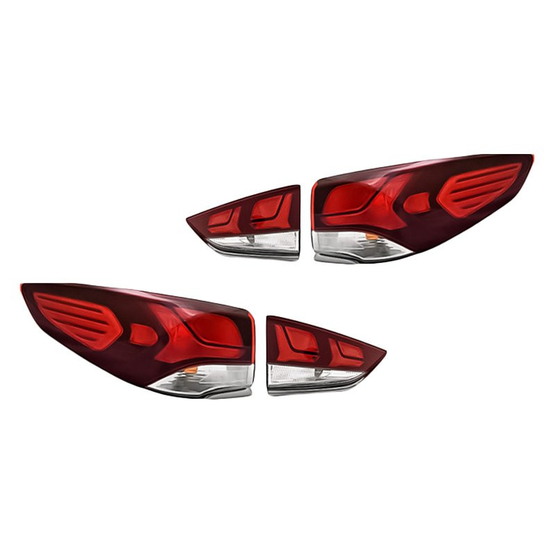 Replacement VS-ID0002AA3576C00 - Inner and Outer Tail Light Set (CAPA ...