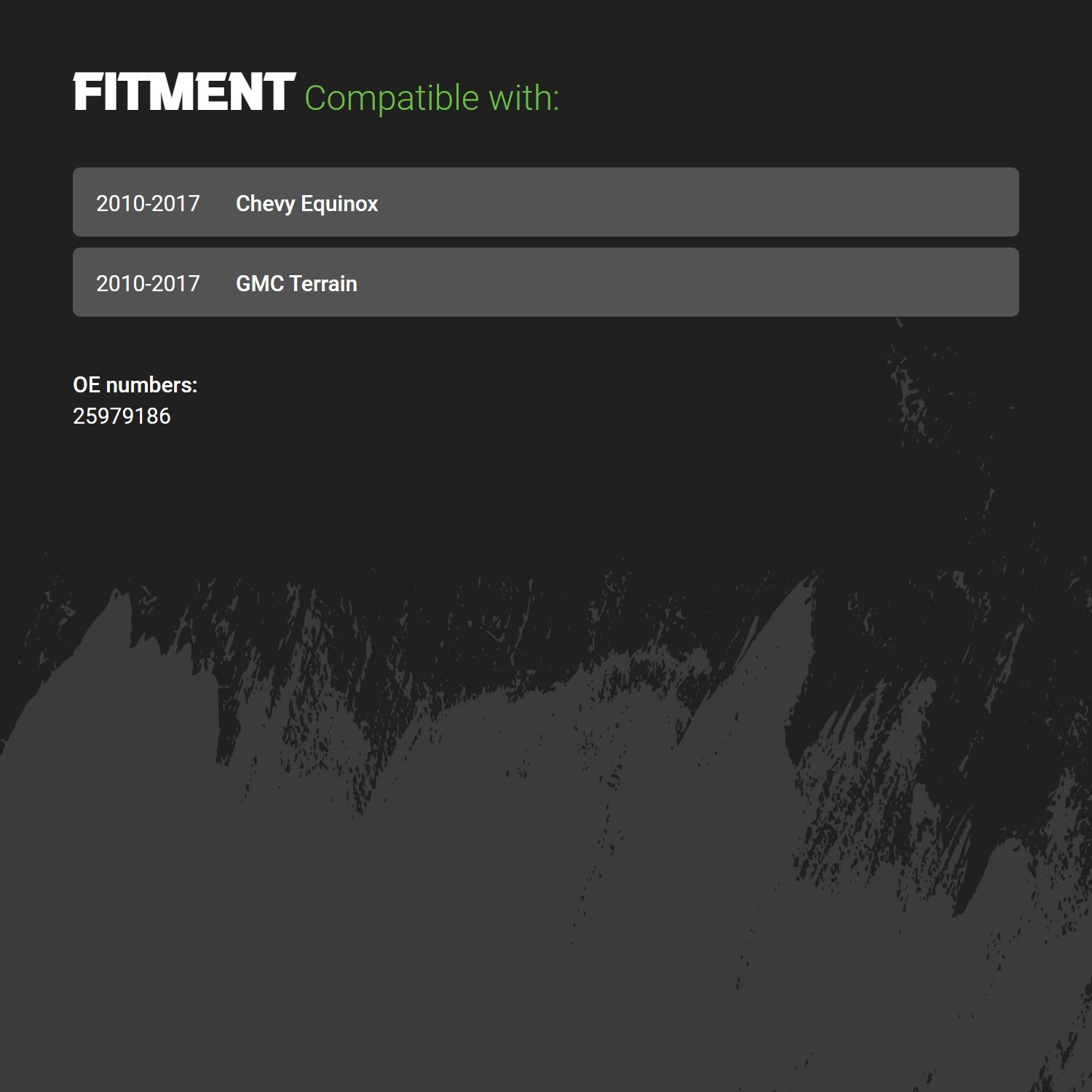 Replacement VS-ID0014AA0408R00 - Rear Wheel Hub Assembly Kit with Bearings