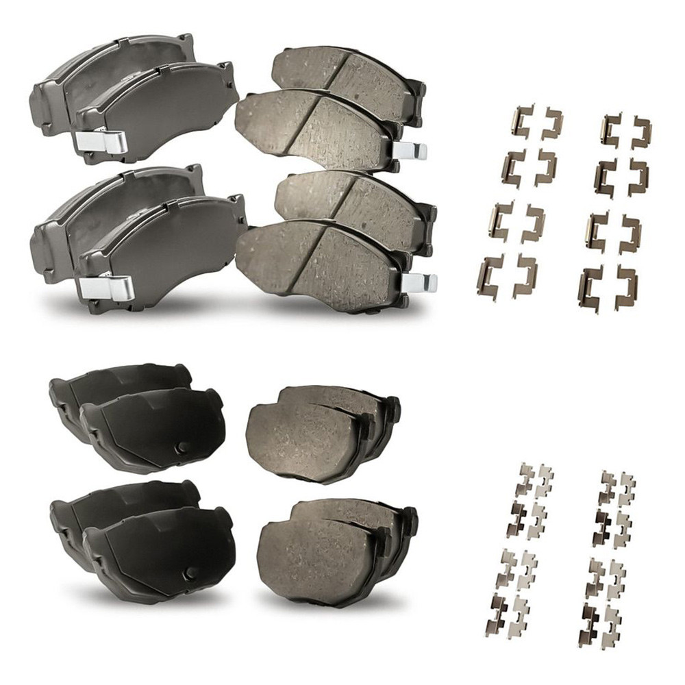 Replacement VS-ID0040AA0485S02 - Ceramic Front and Rear Disc Brake Pad Set