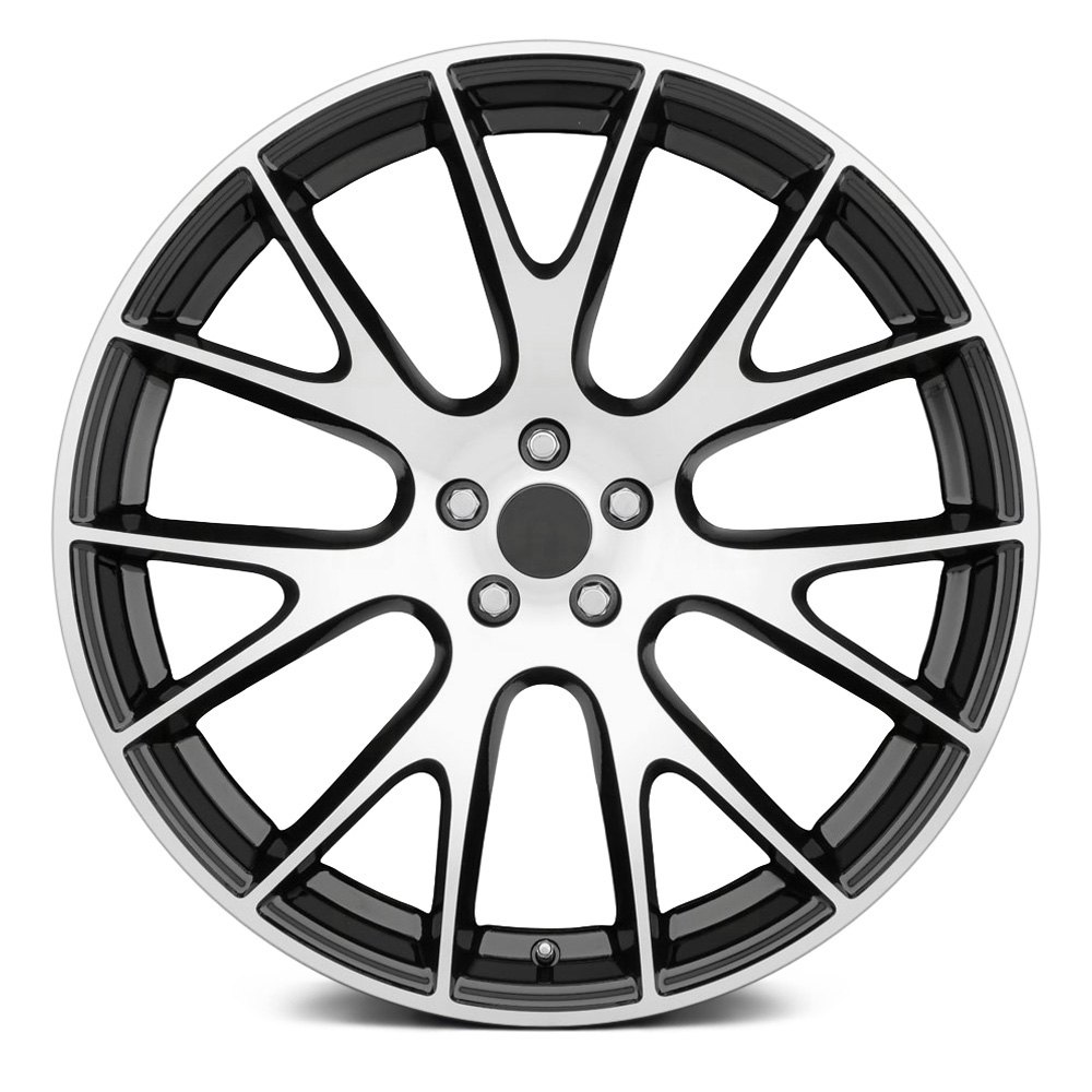 REPLICA TECH® RT-10 Wheels - Gloss Black with Machined Face Rims