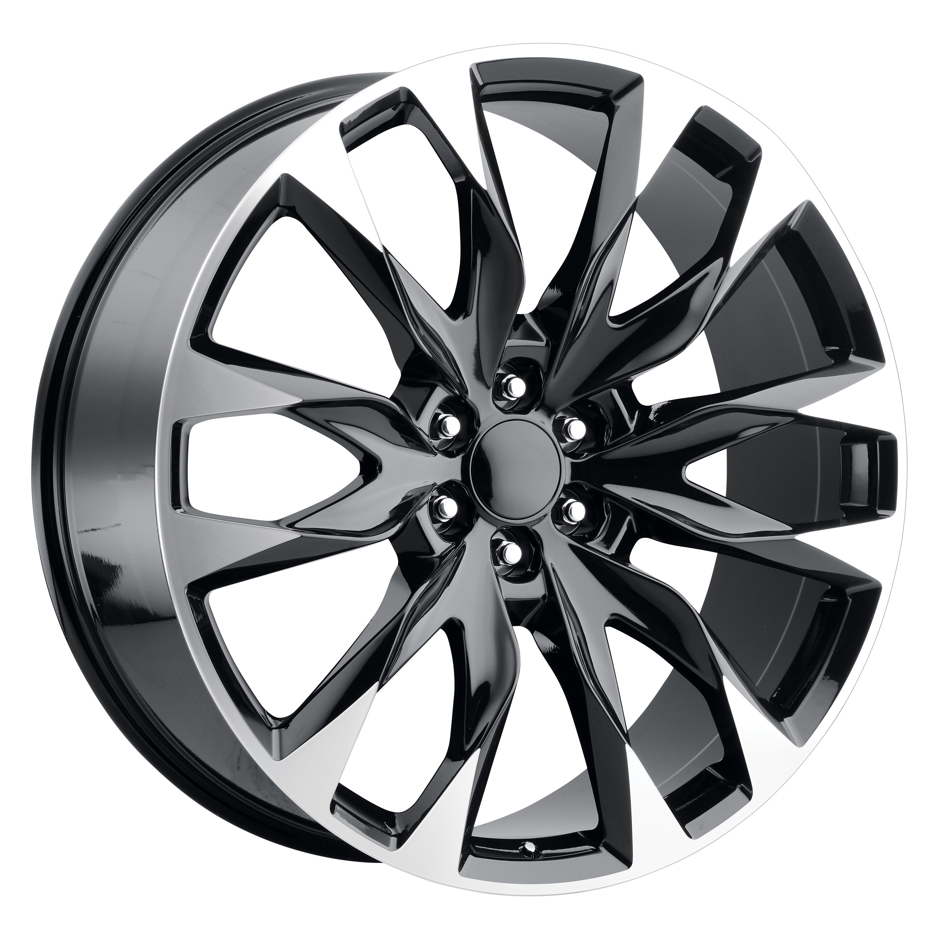 REPLICA TECH® RT-27 Wheels - Gloss Black with Machined Face Rims