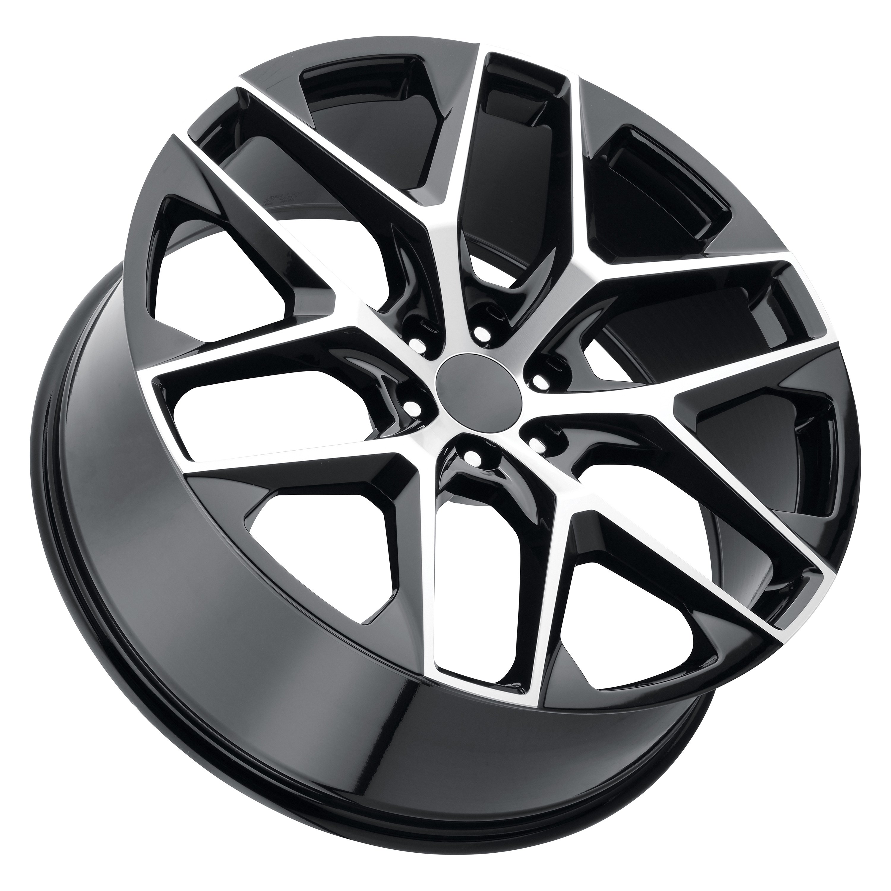 REPLICA TECH® RT-28 Wheels - Gloss Black with Machined Face Rims