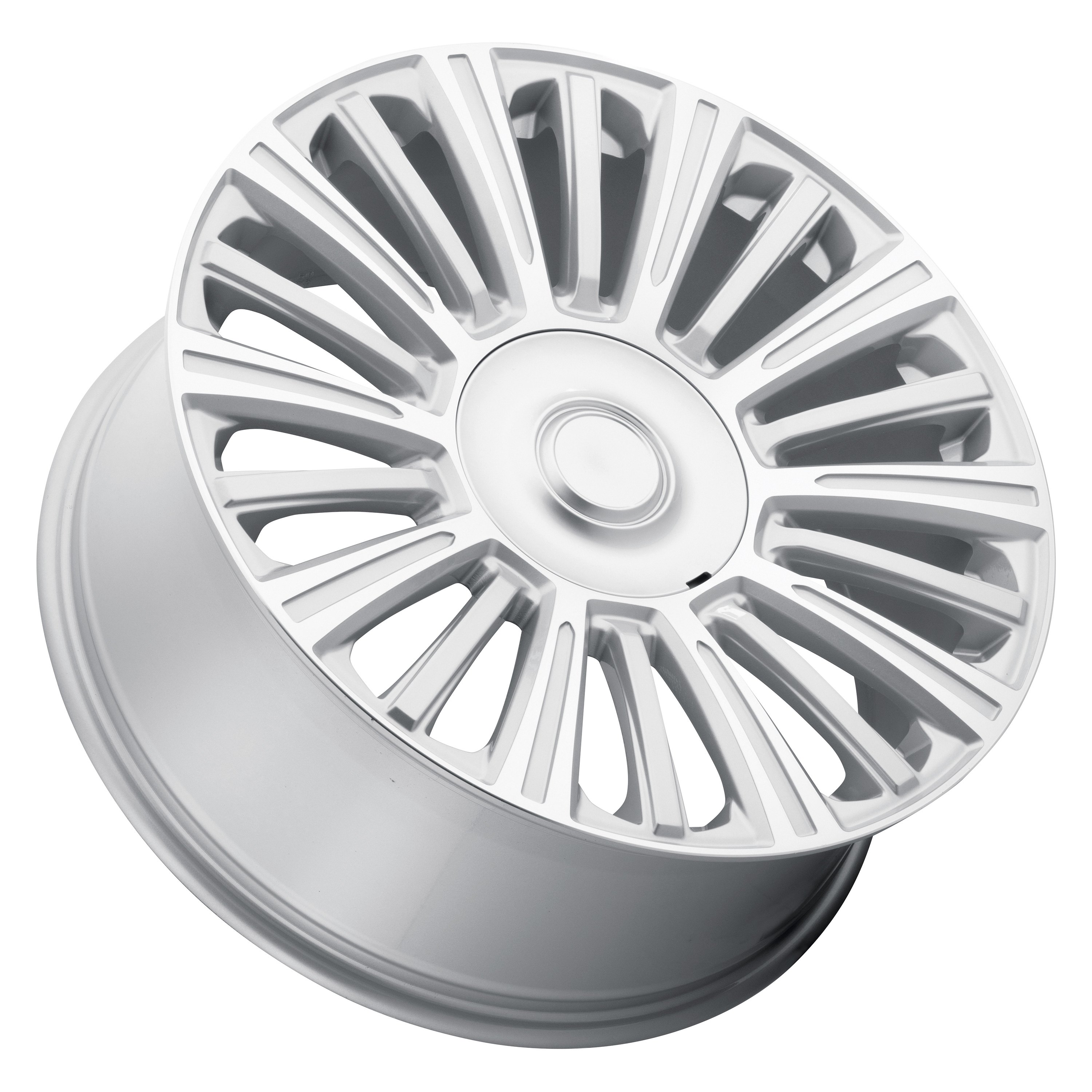 REPLICA TECH® RT-42 Wheels - Silver with Machined Face Rims