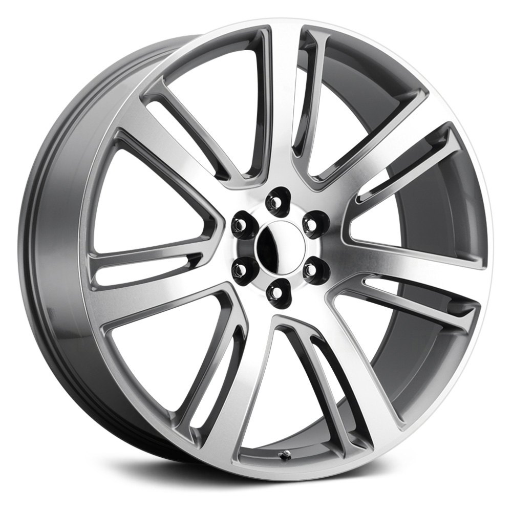 REPLICA TECH® RT-7 Wheels - Gray with Machined Face Rims