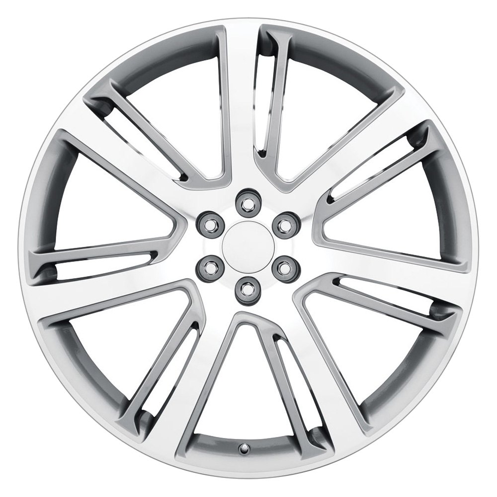 REPLICA TECH® RT-7 Wheels - Silver with Machined Face Rims