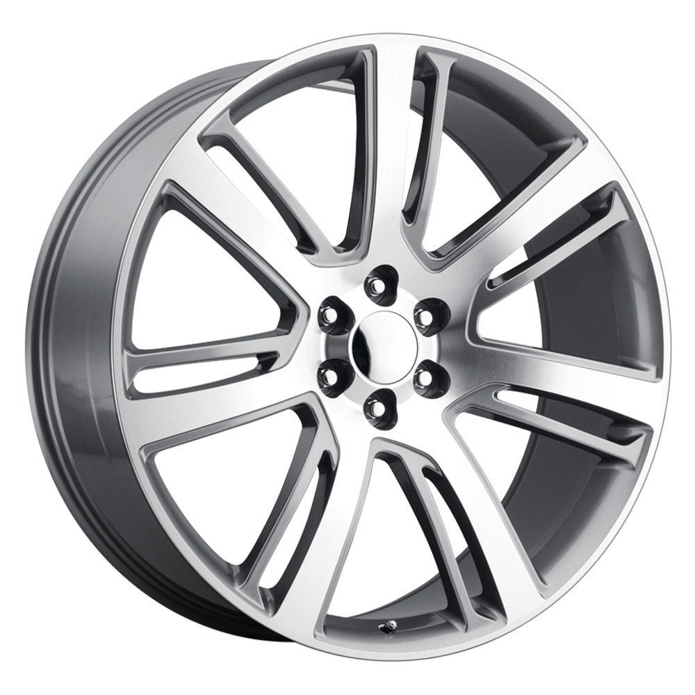 REPLICA TECH® RT-7 Wheels - Silver with Machined Face Rims