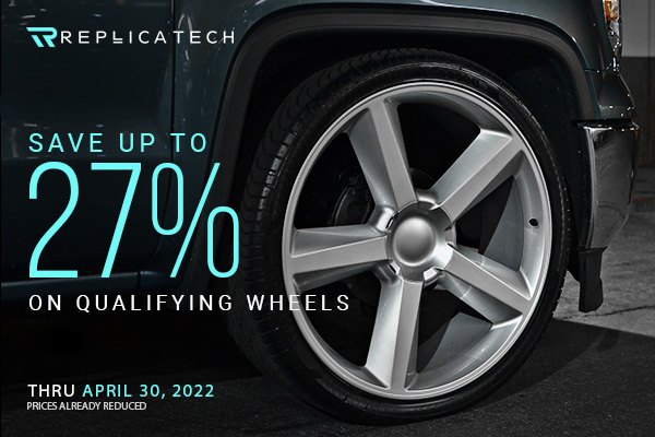 REPLICA TECH® RT-8 Wheels - Gloss Black with Machined Face Rims