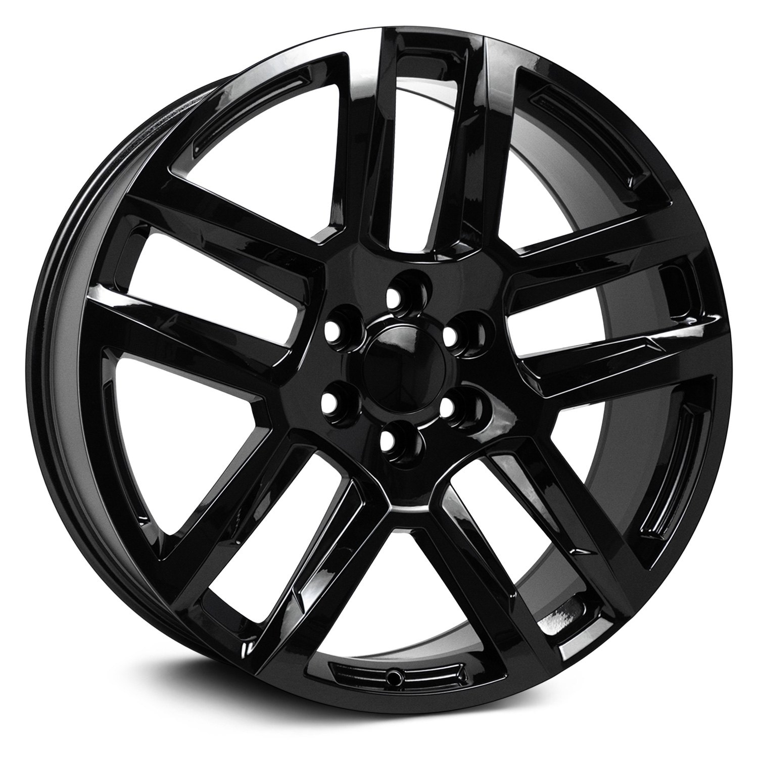 REPLICAS BY LUXXX® REP 48 Wheels - Gloss Black Rims - REP048261061397+31D-A