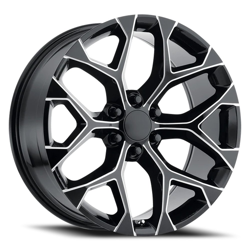 REPLICAS BY LUXXX® REP G09 Wheels - Gloss Black with Milled Accents Rims