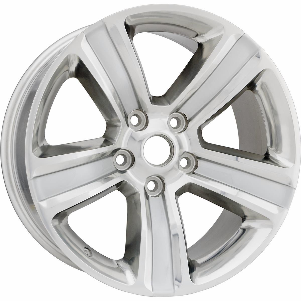 Replikaz® ALY02453U90N - 5-Spoke Polished Face with Painted Silver ...