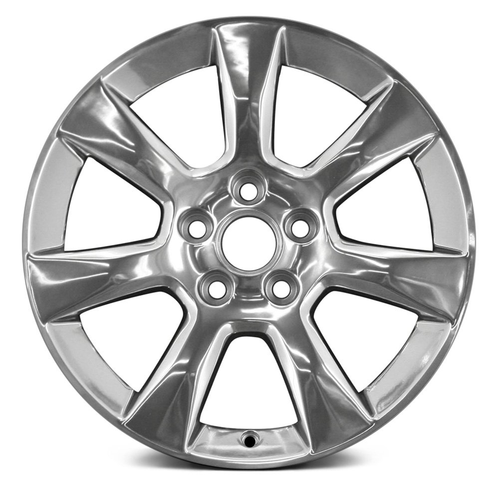 Replikaz® ALY04703U80N - 7 I-Spoke Polished 17x8 Alloy Factory Wheel ...