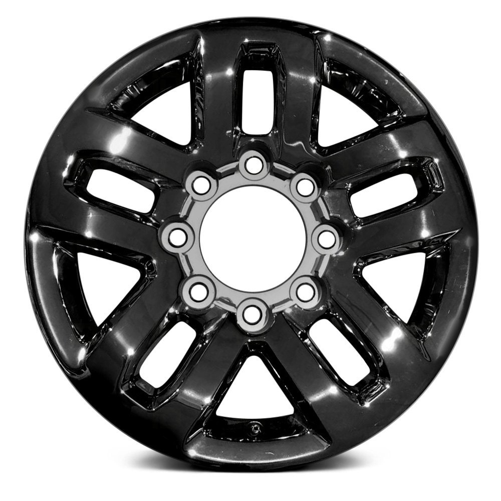 Replikaz® ALY05709U45N - Double 5-Spoke Black 18x8 Alloy Factory Wheel ...
