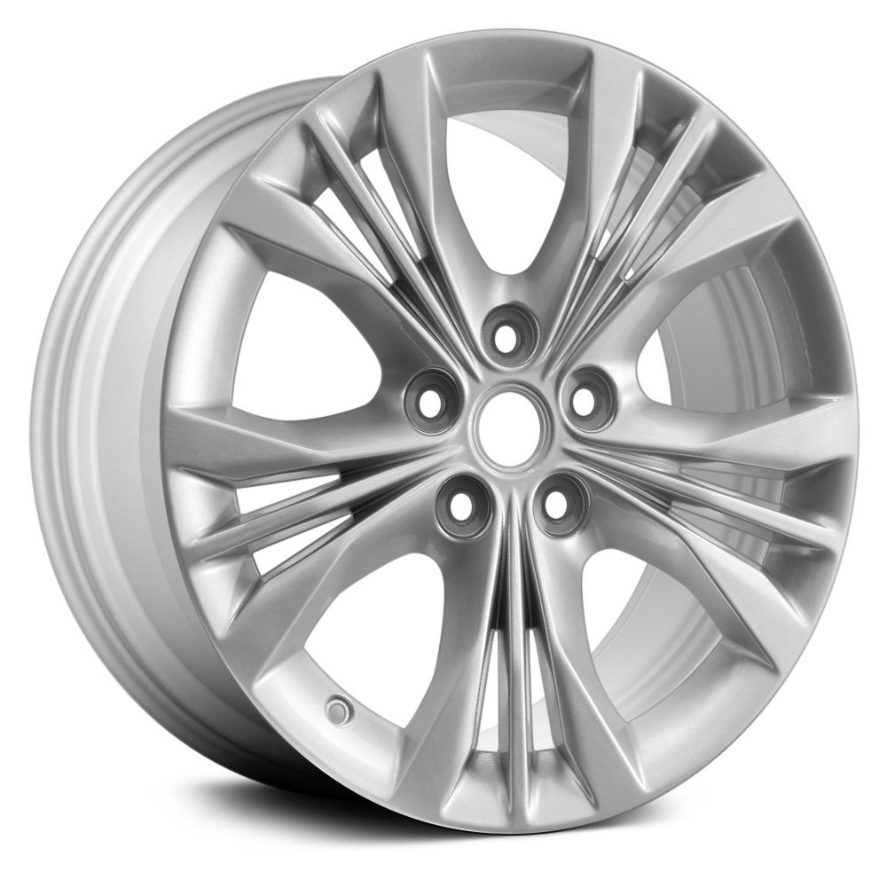 Replikaz® ALY05710U20N - Triple 5-Spoke Painted Silver 18x8 Alloy ...