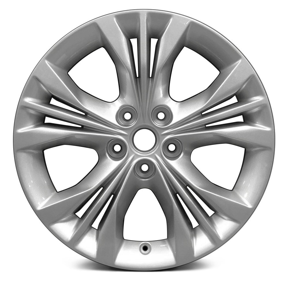 Replikaz® ALY05710U20N - Triple 5-Spoke Painted Silver 18x8 Alloy ...