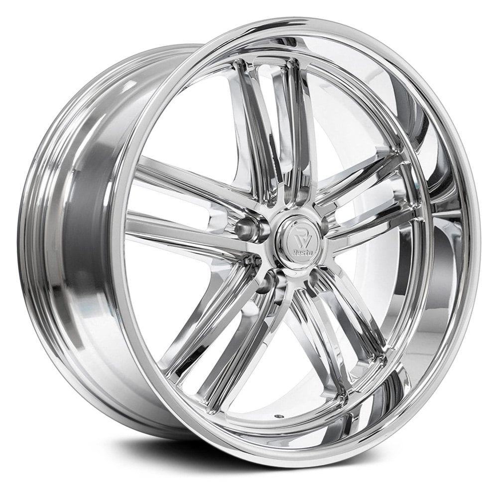 RESTO VINTAGE WHEEL CO® MAVERICK Wheels - Chrome with Milled Windows Rims