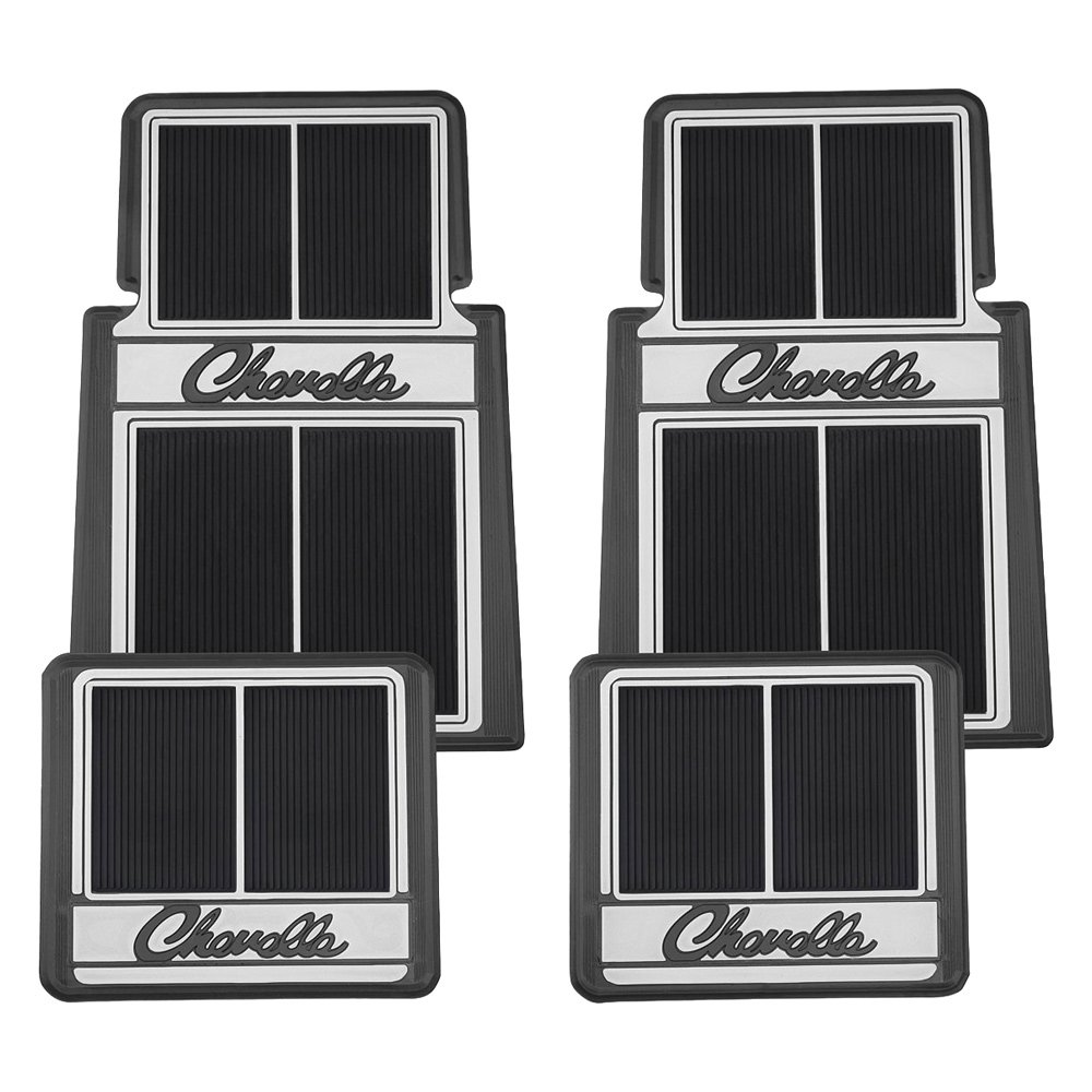 RESTOPARTS® CFM0304-GYNC - 1st & 2nd Row Gray Floor Mat Set with ...