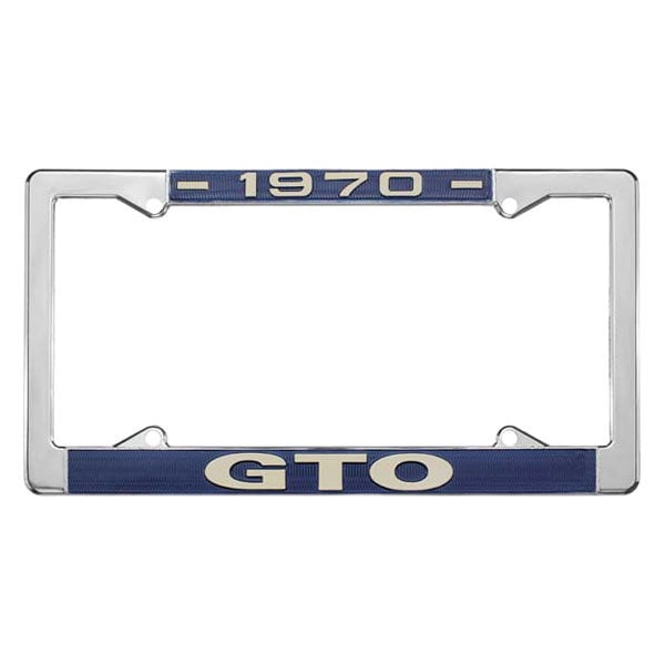 RESTOPARTS® CRG0030 - License Plate Frame with 1970 GTO Logo