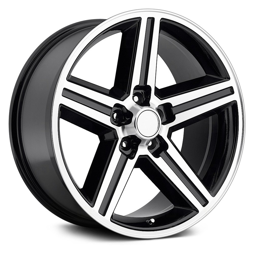 REV WHEELS® 652 Wheels - Gloss Black with Machined Face Rims
