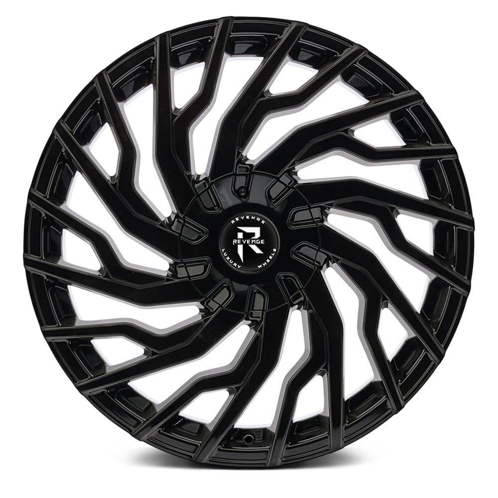 REVENGE LUXURY® RL-101 Wheels - Gloss Black Rims