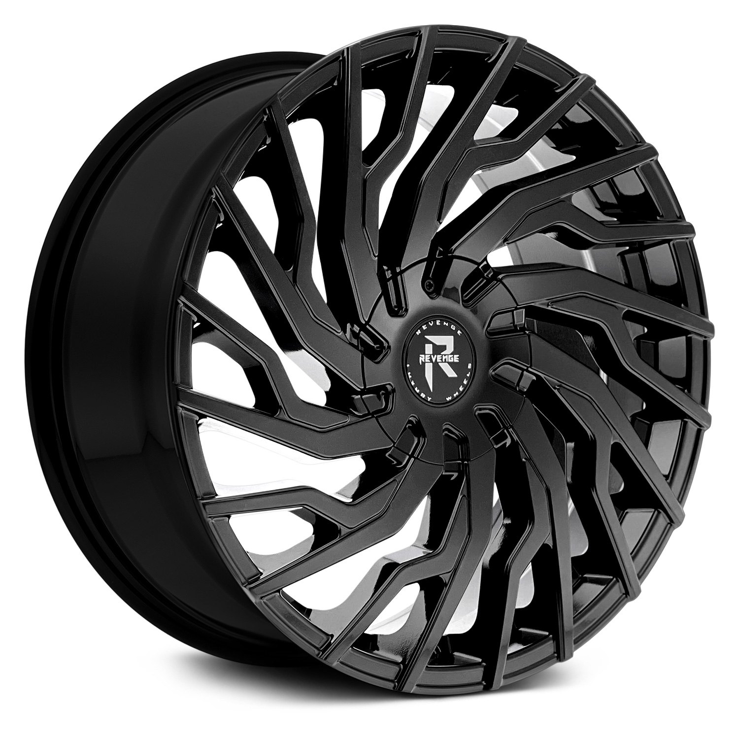 REVENGE LUXURY® RL-101 Wheels - Gloss Black Rims
