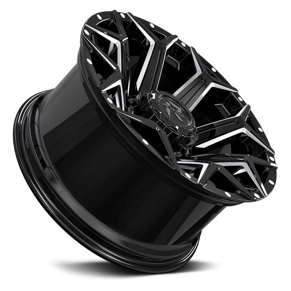 REVENGE OFFROAD® RV-202 Wheels - Black with Milled Accents Rims